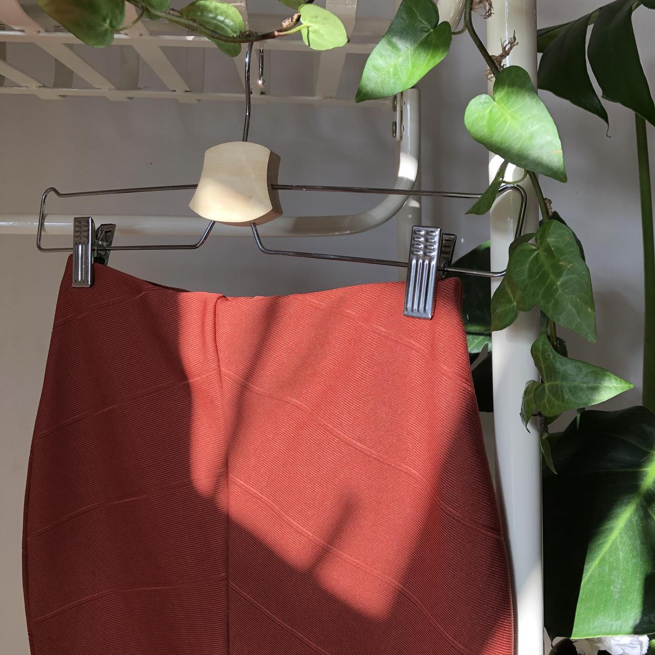 Missguided Rust Burnt Orange Mini Skirt With Depop