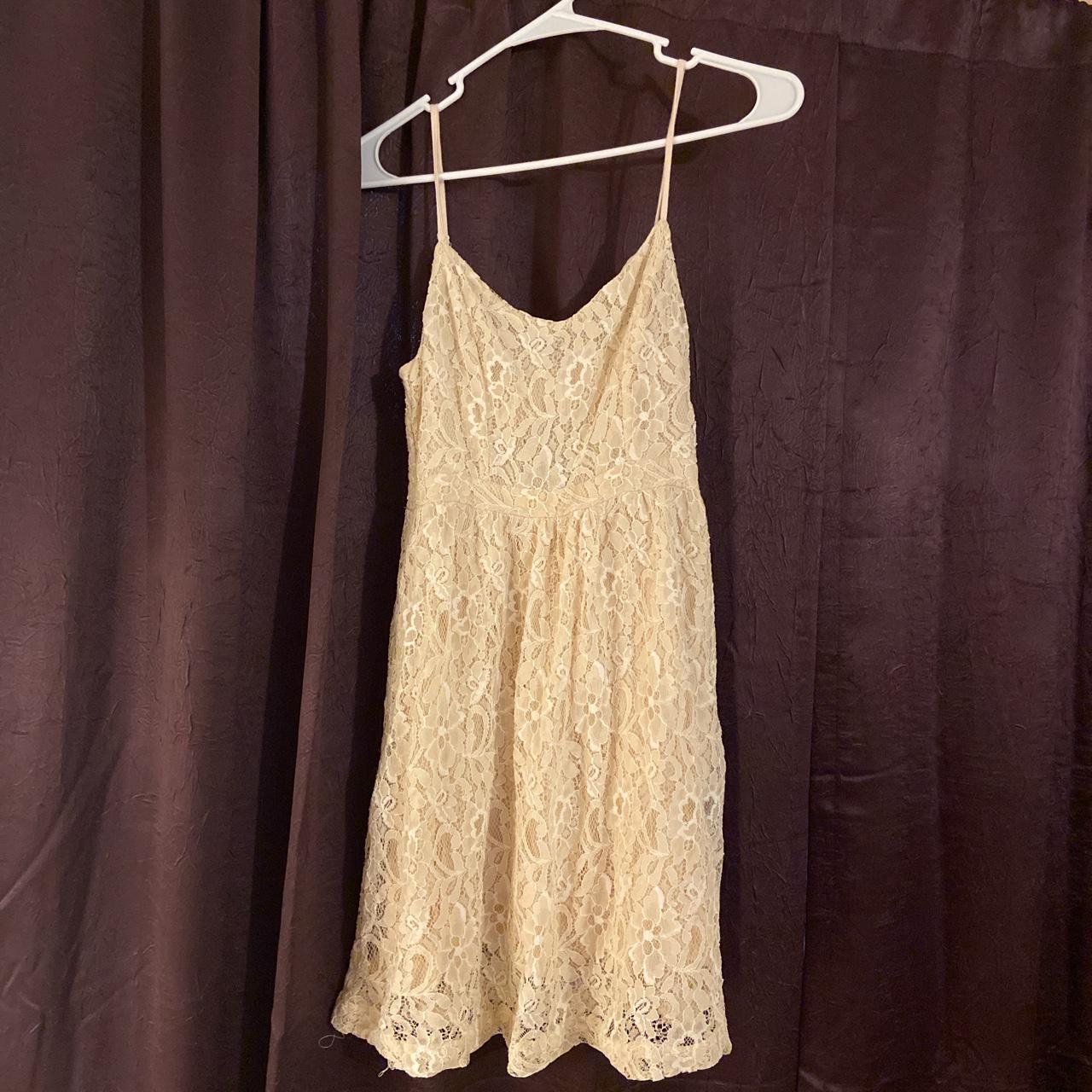 Boho mini dress with adjustable straps and hooks in... - Depop