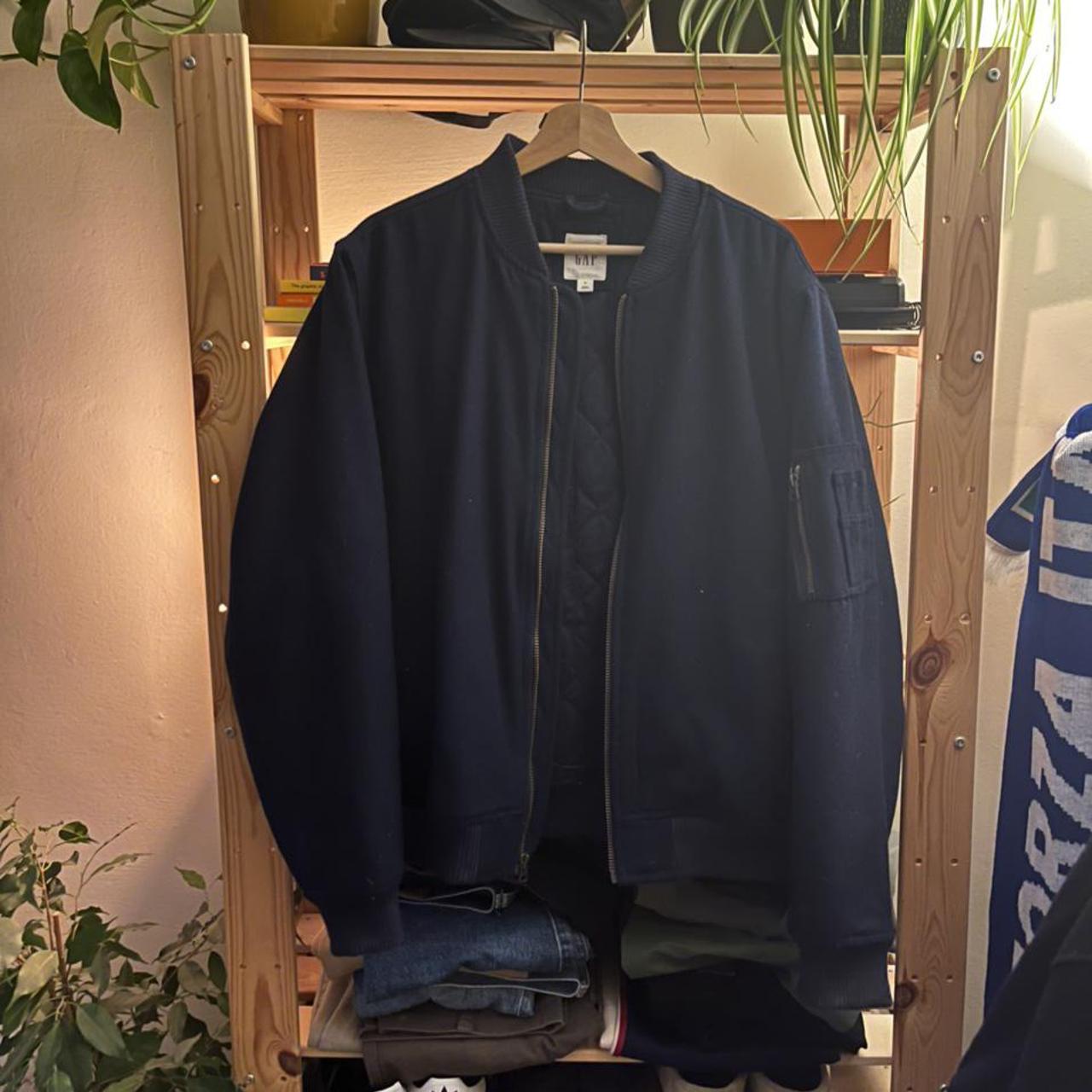 GAP Wool Bomber Jacket / Size: Medium / Great... - Depop