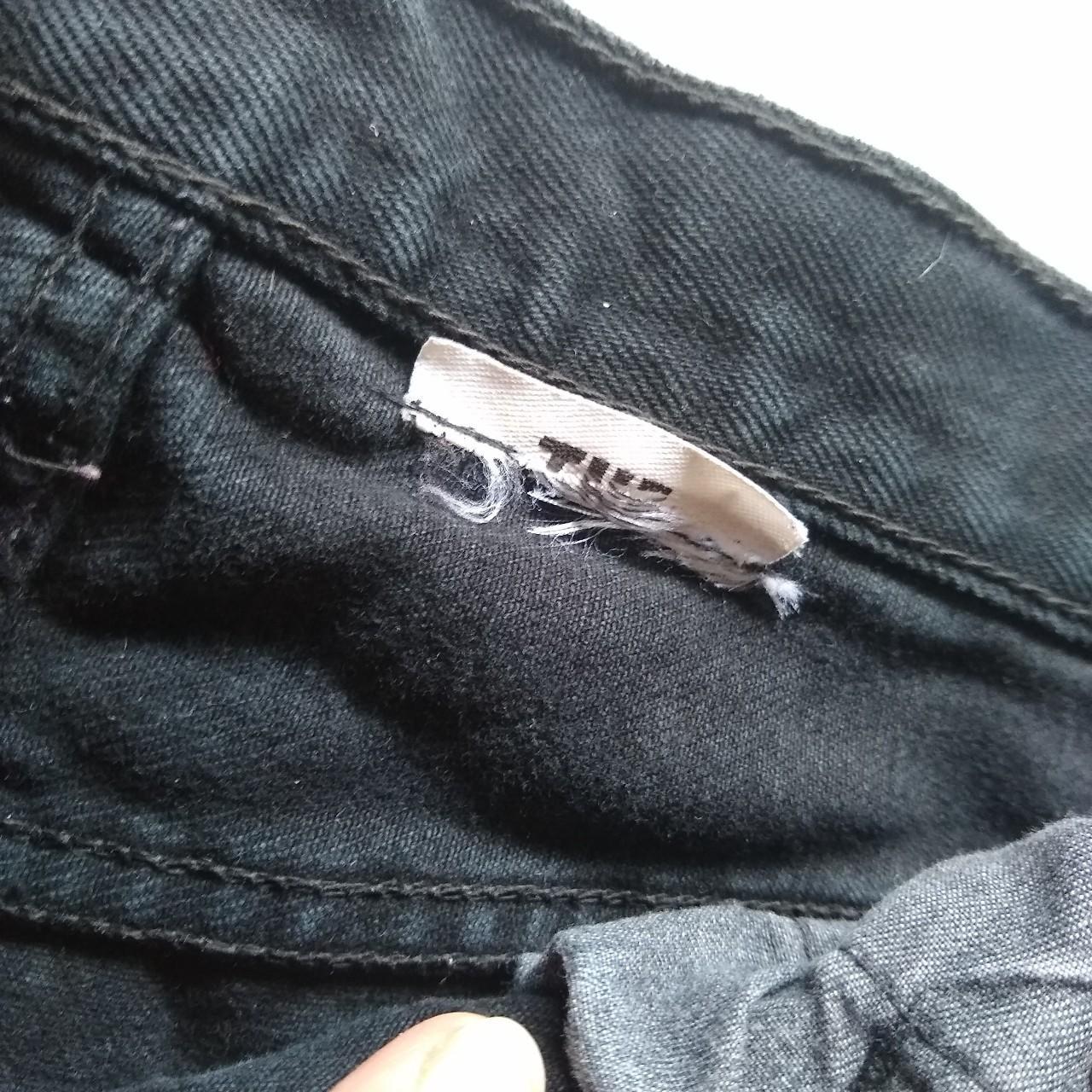 The ragged priest black studded Levi denim shorts,... - Depop