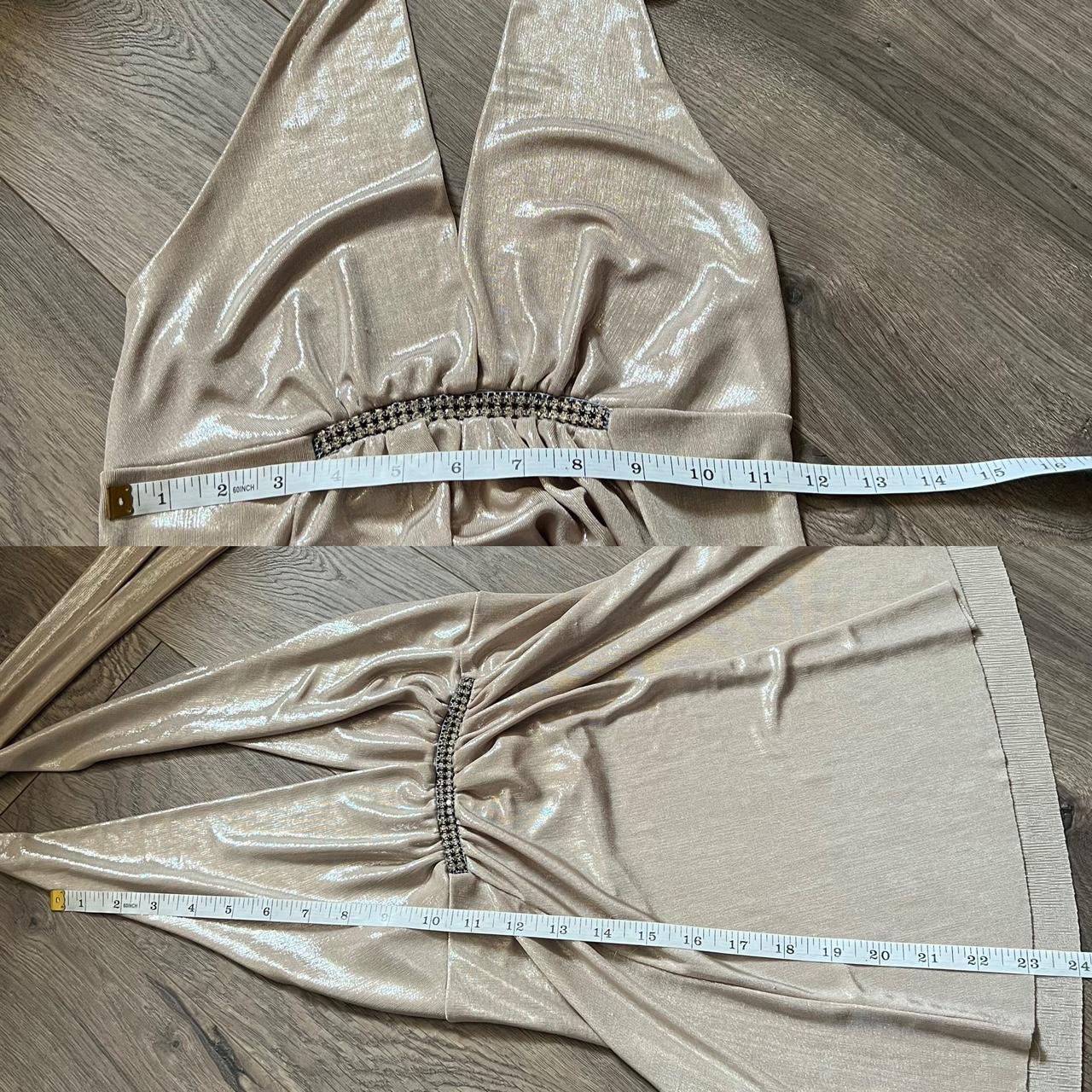 Vintage shiny halter top. I don’t do this justice at... - Depop