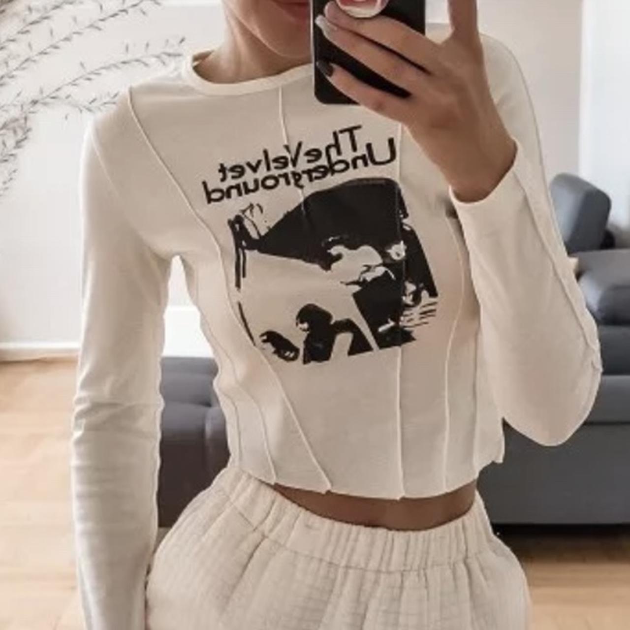 Long Sleeve Crop Top Brand New Only Depop