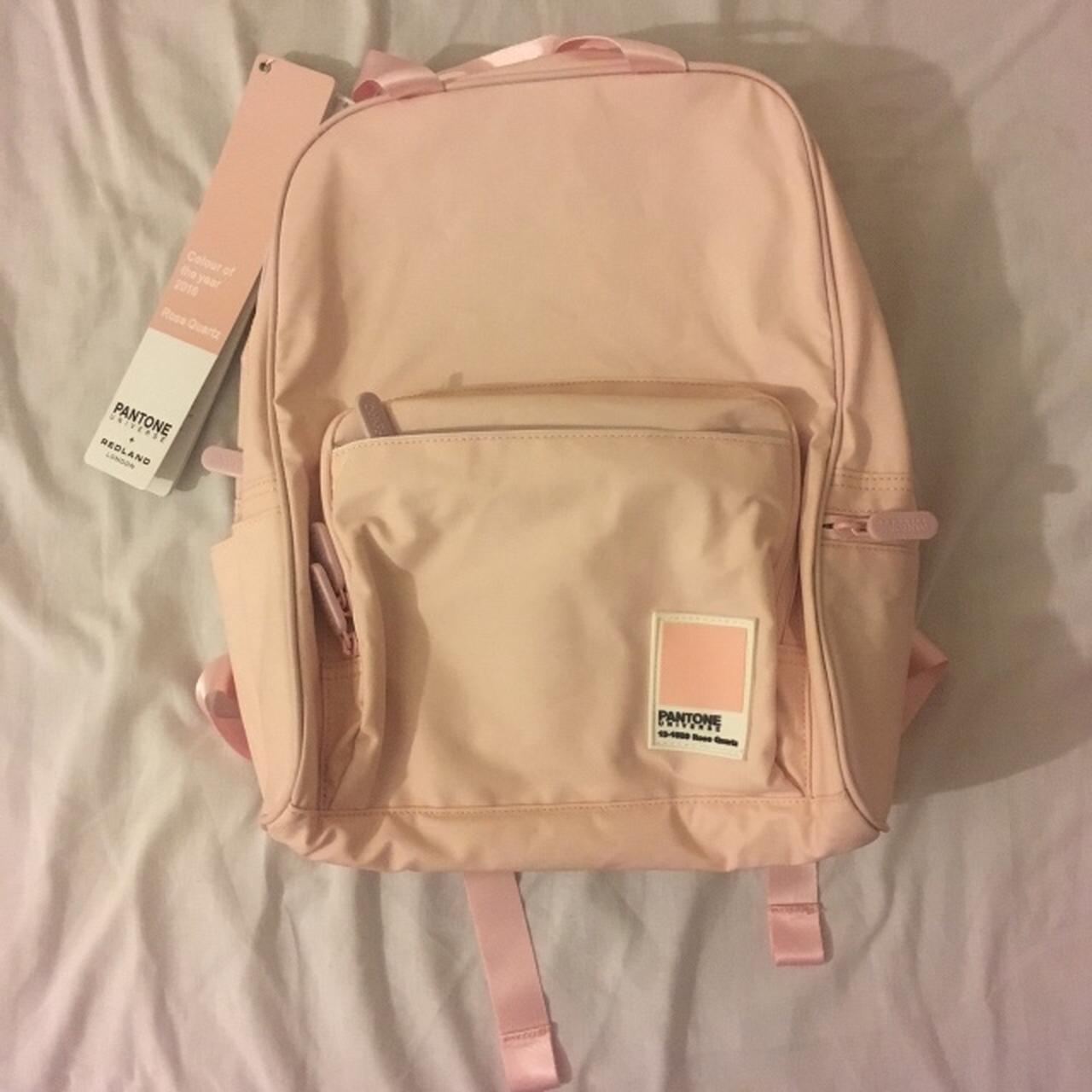 Baby Pink Pantone Backpack Redland London Pastel... - Depop