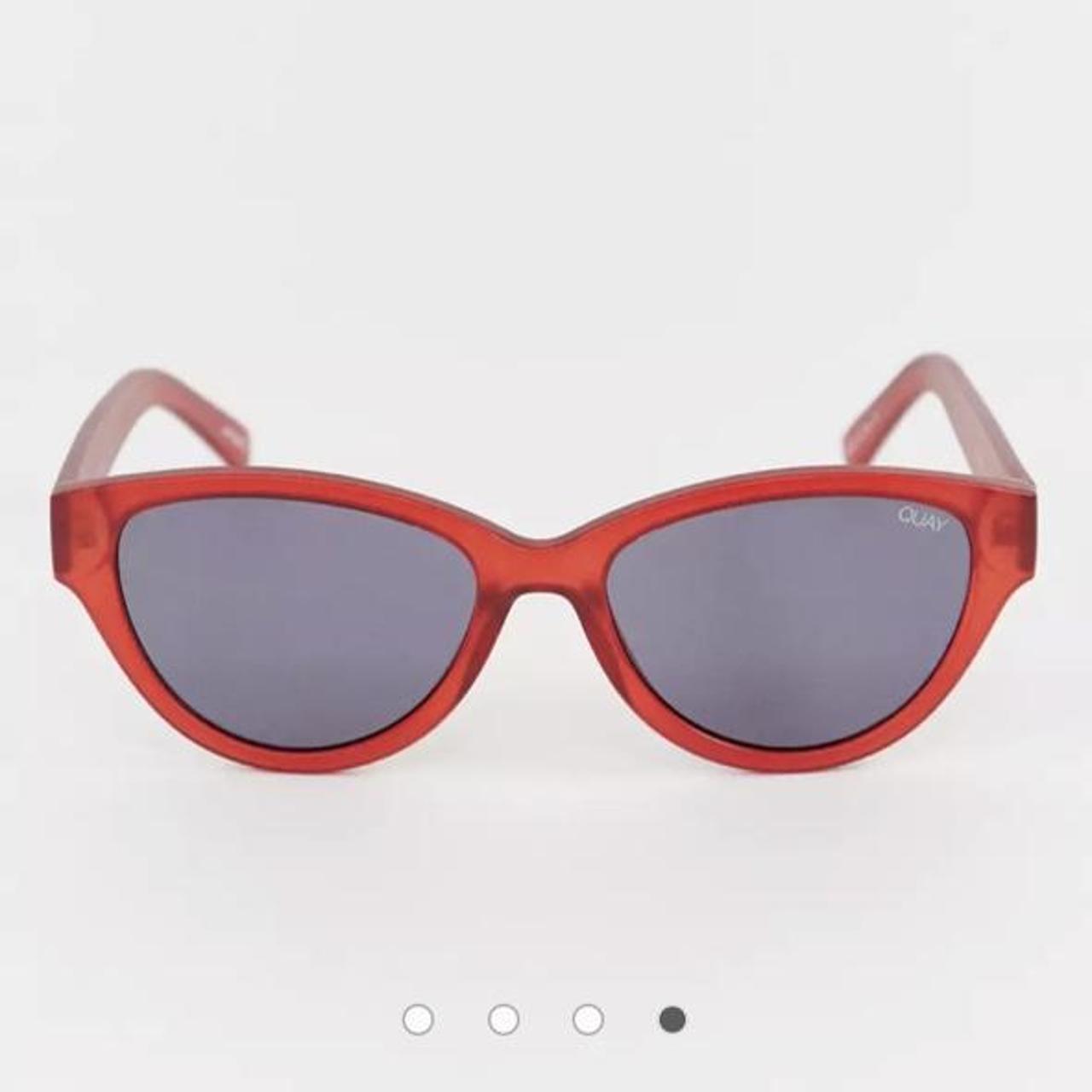 Various red and black sunglasses One is from... - Depop