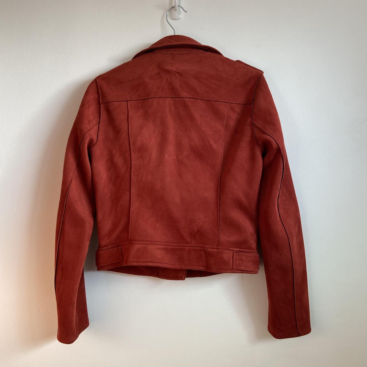 Primark Women's Red and Burgundy Jacket | Depop