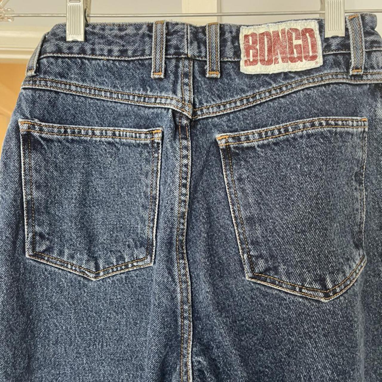 BONGO Men's Navy and Blue Jeans | Depop