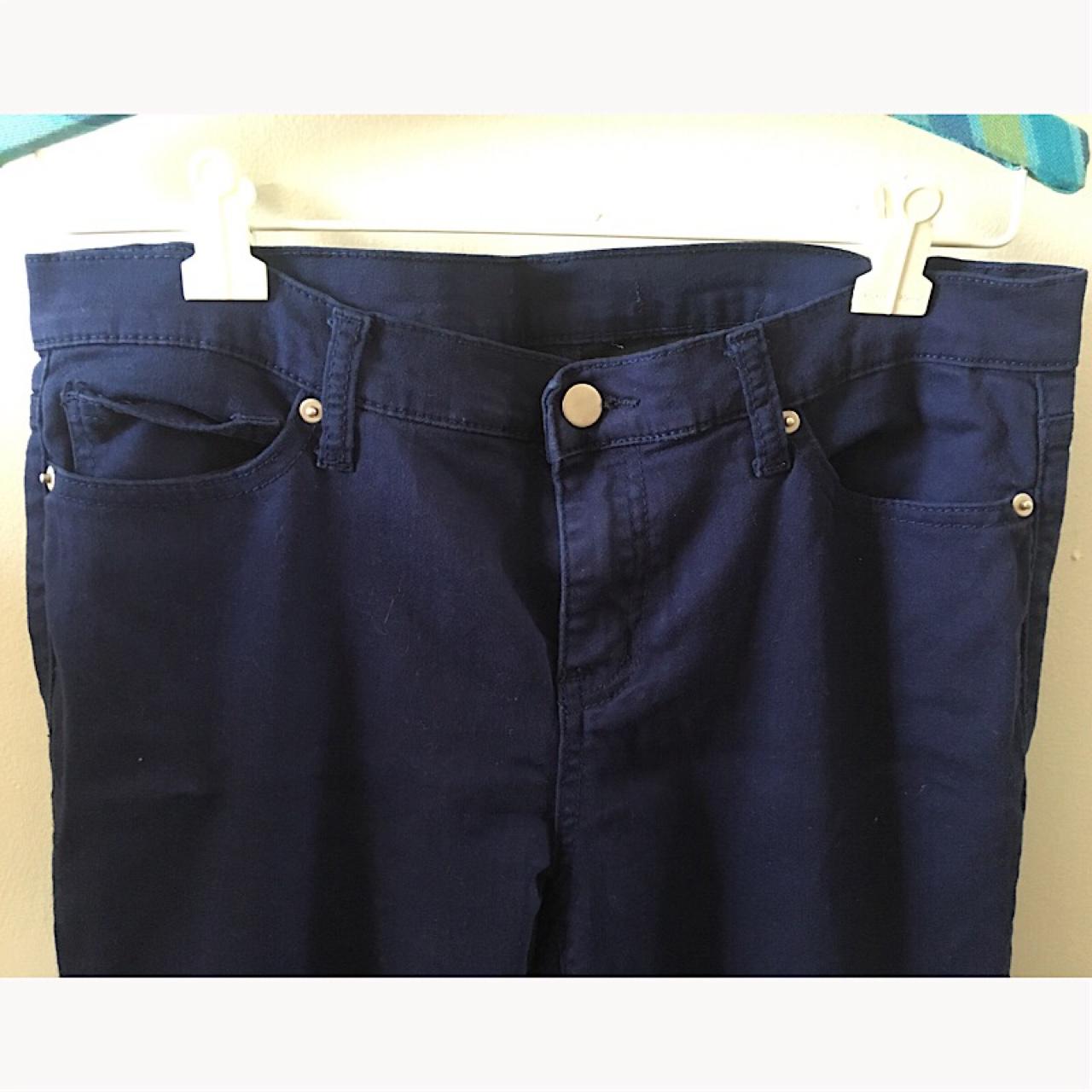 H&M blue jeans. Classic blue denim color. Skinny... - Depop
