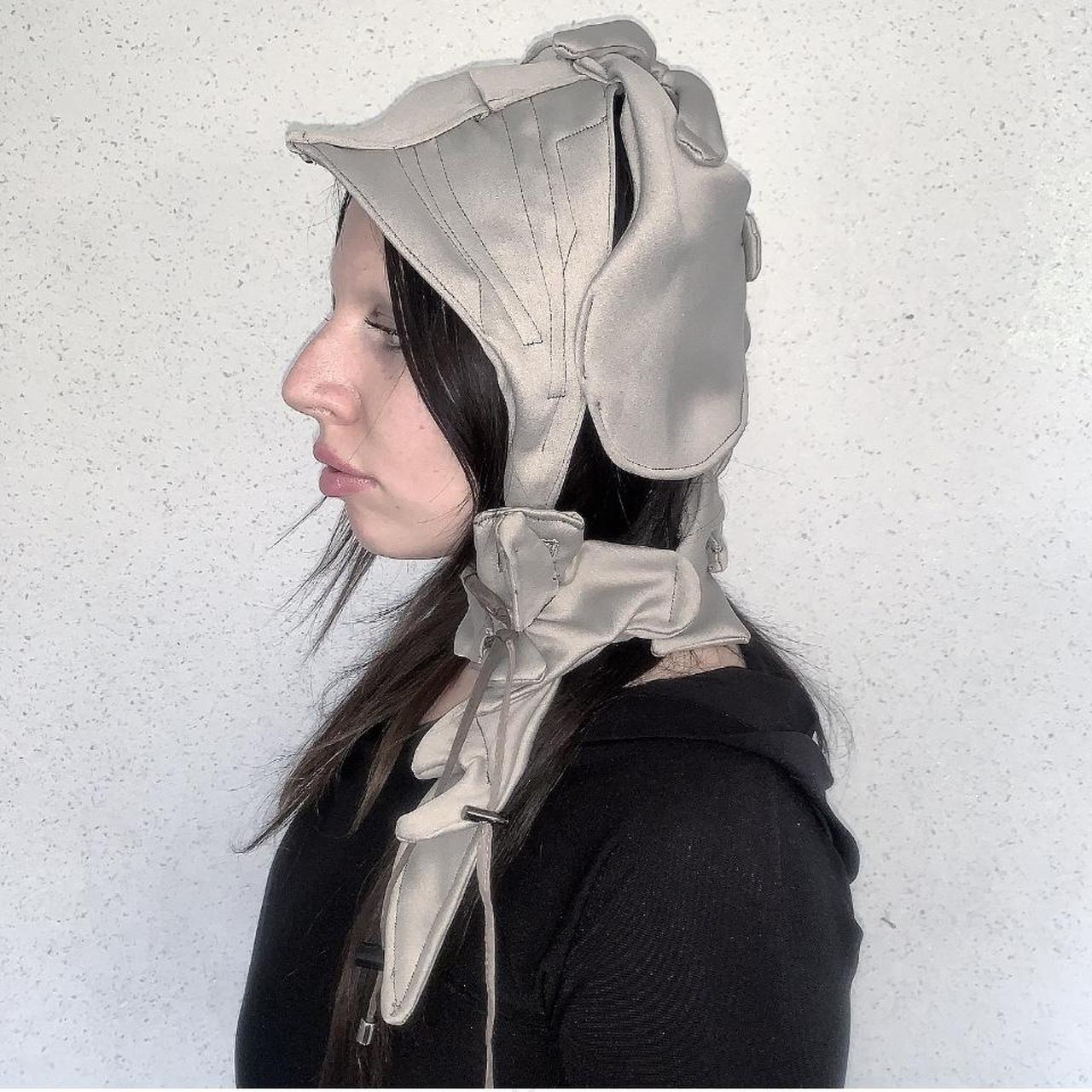 💫 Silver beak hat 💫 or bonnet as you will Made by... - Depop