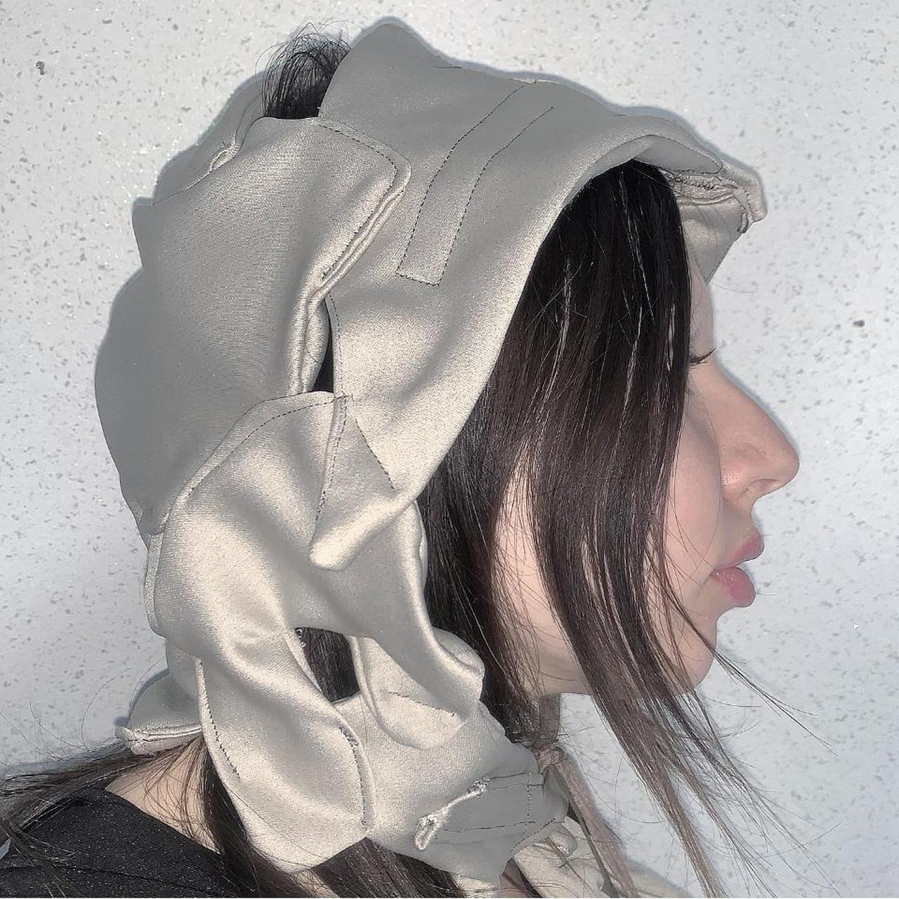 💫 Silver beak hat 💫 or bonnet as you will Made by... - Depop