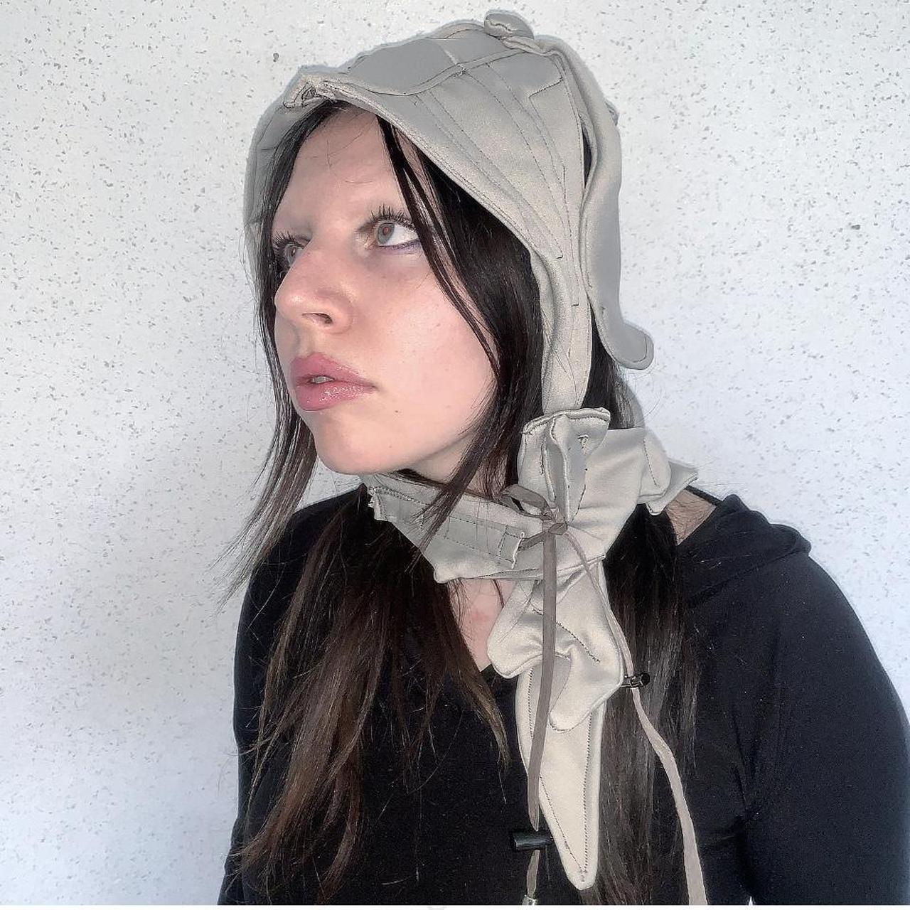 💫 Silver beak hat 💫 or bonnet as you will Made by... - Depop