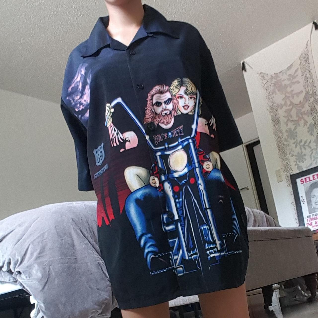 Dragonfly Clothing Company's large button down... - Depop