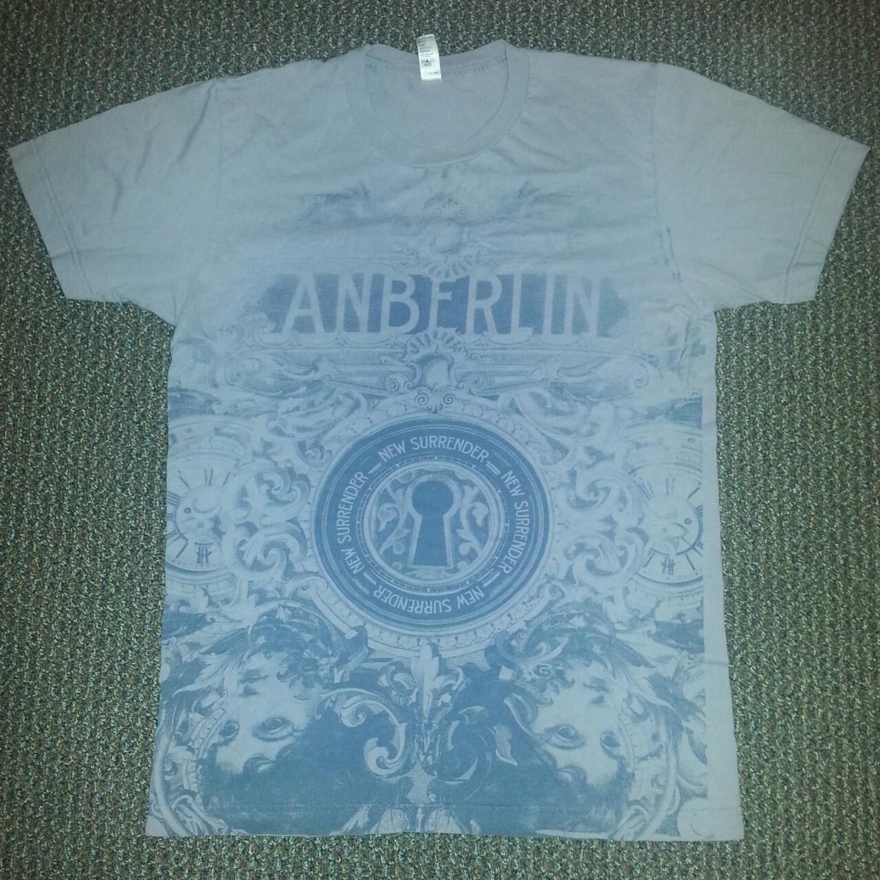 Anberlin t-shirt Size: Small Color: Grey - Depop