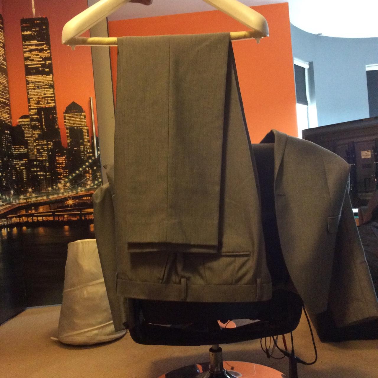 Slim fit Men's suit for Slaters. 40 inch chest.... - Depop