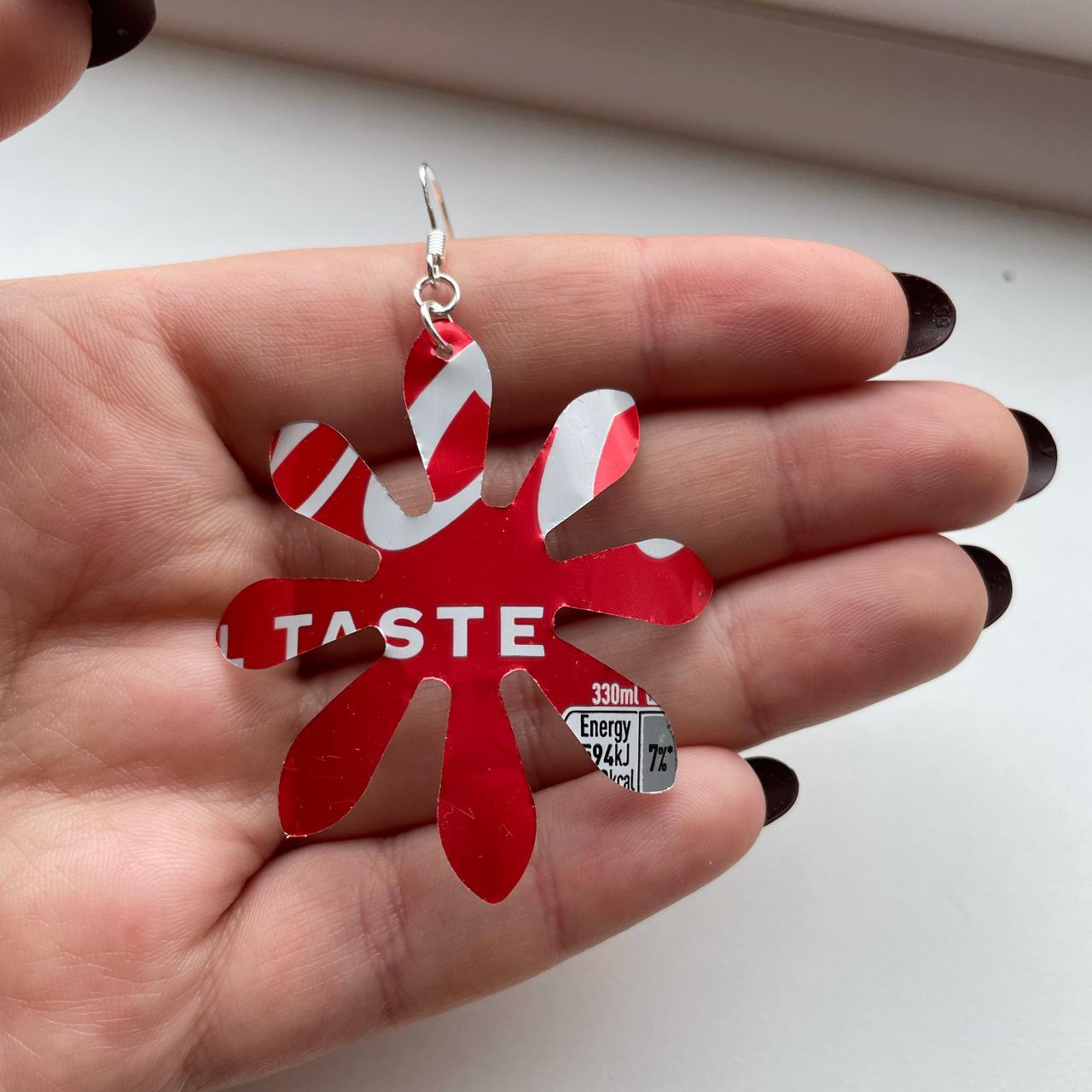 Novelty Handmade Recycled Coca Cole Can Flower... - Depop