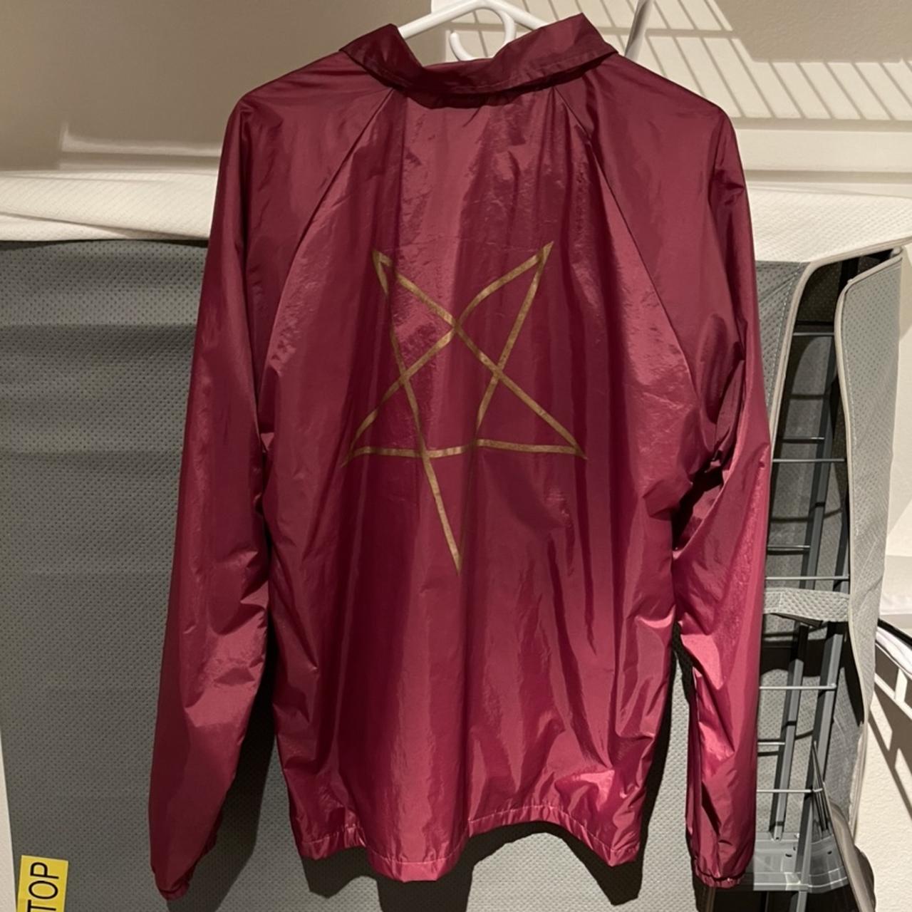 Mens Thrasher Maroon/Burgundy Coach Jacket - sz XL... - Depop