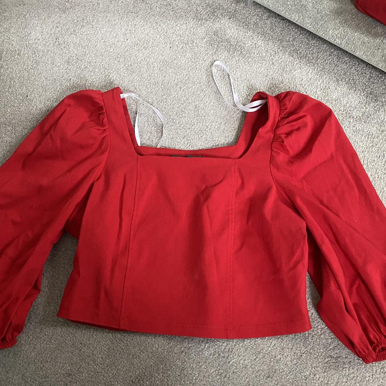 Primark Puff Sleeve Going out top- Size 12 Never... - Depop