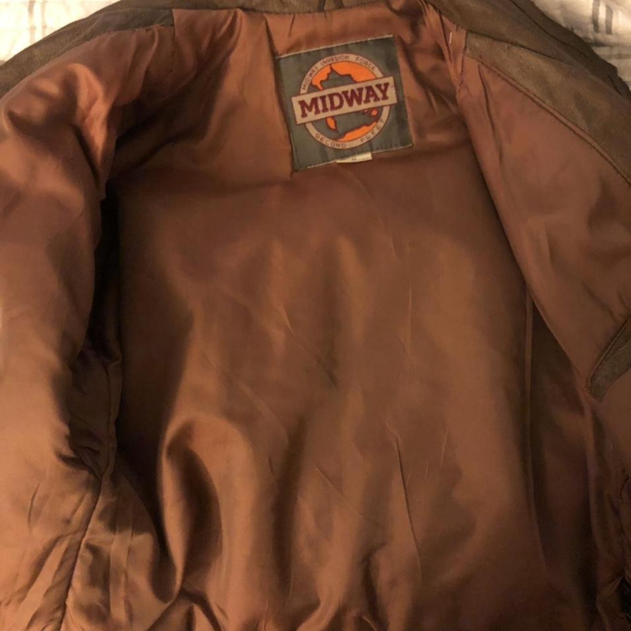 Midway Invasion Force Second Fleet Brown Leather... - Depop
