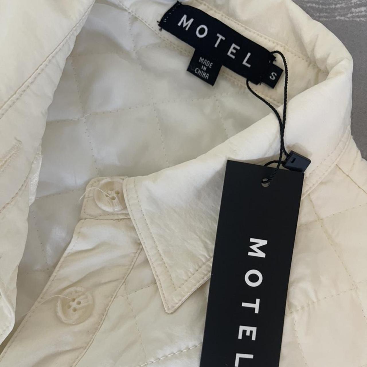 Motel Rocks quilted shirt - never worn - size small.. - Depop