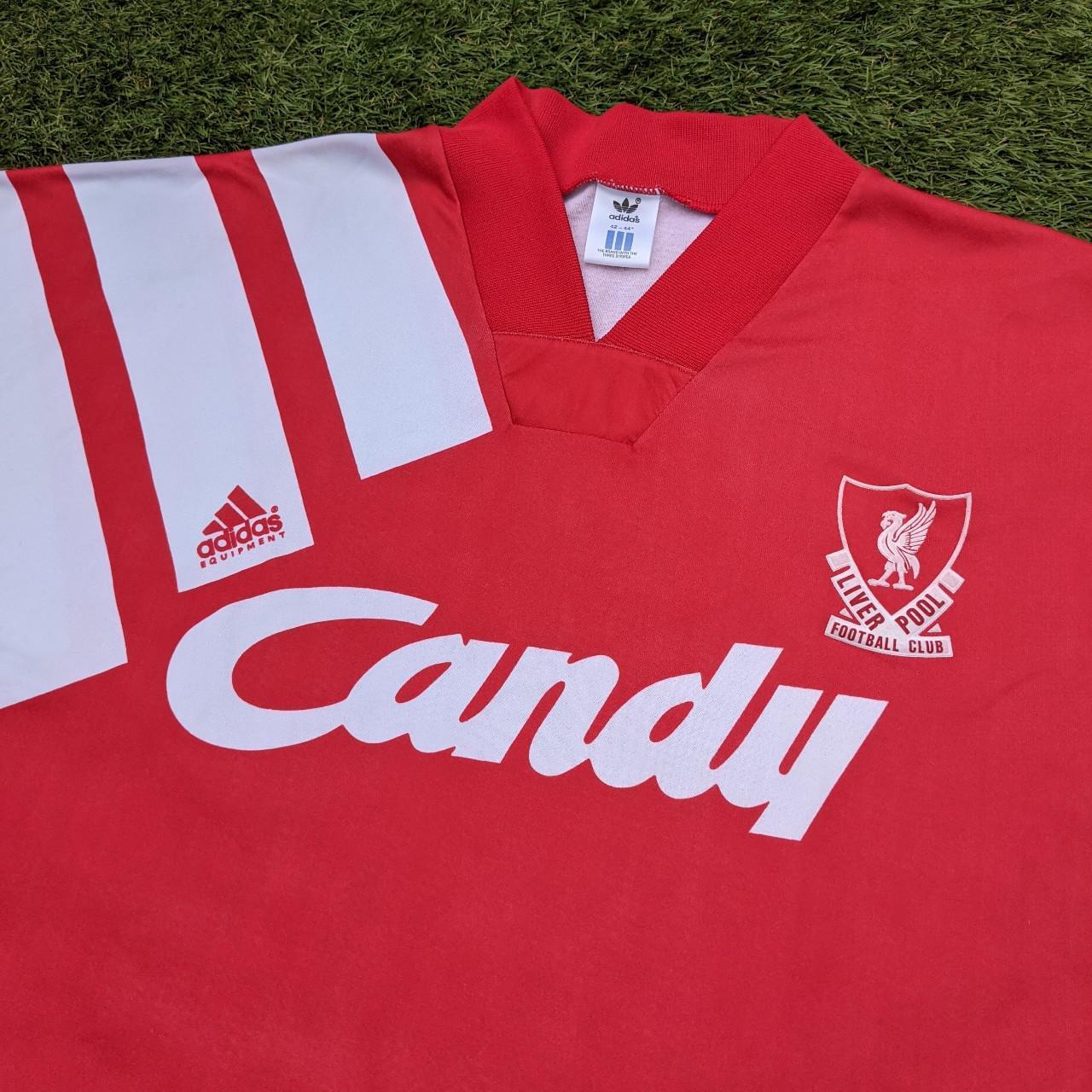 Liverpool Home Kit 91/92 Details: • Gorgeous Rare... - Depop