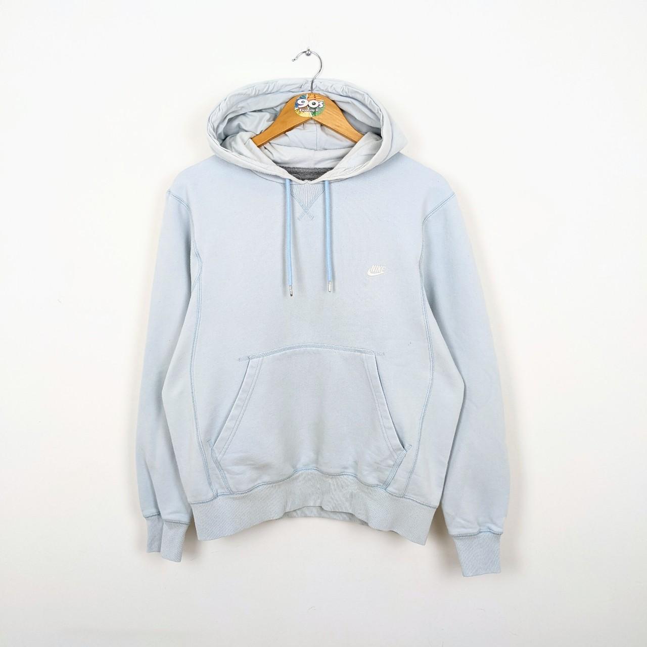 Retro Nike Baby Blue Hoodie Details: • The... - Depop