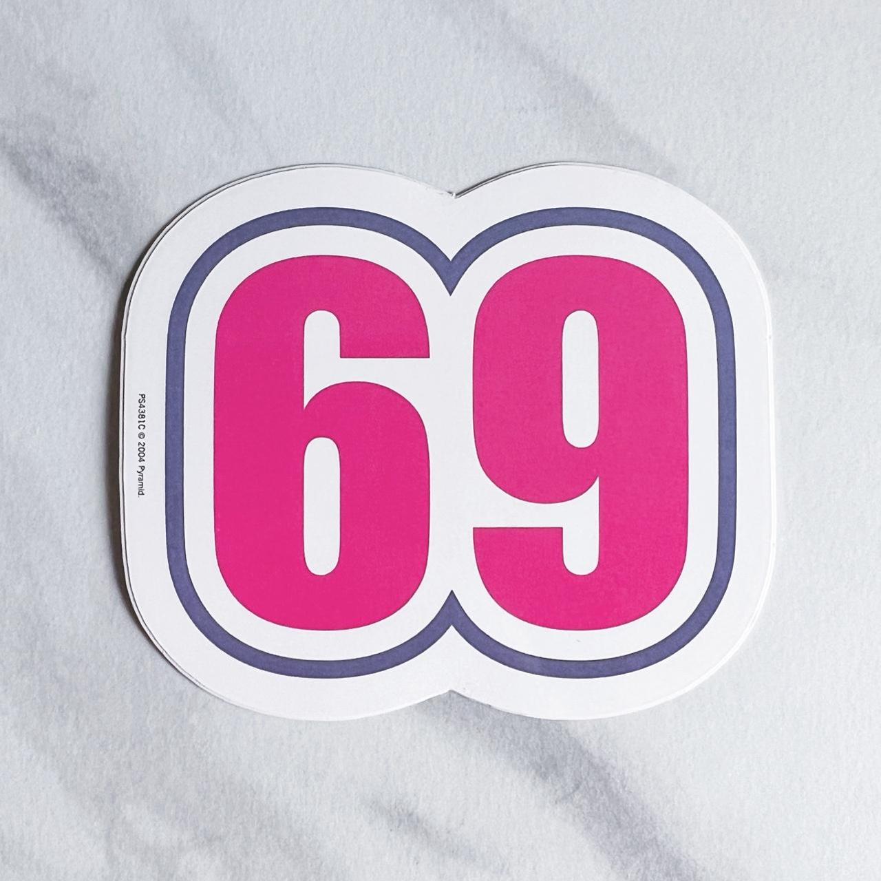 Pink and White Stickers | Depop