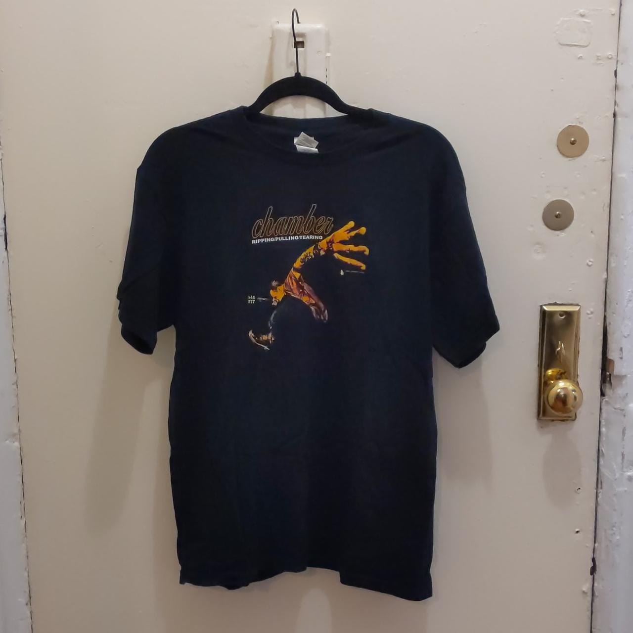 Chamber t-shirt. Ripping pulling tearing. Printed on... - Depop