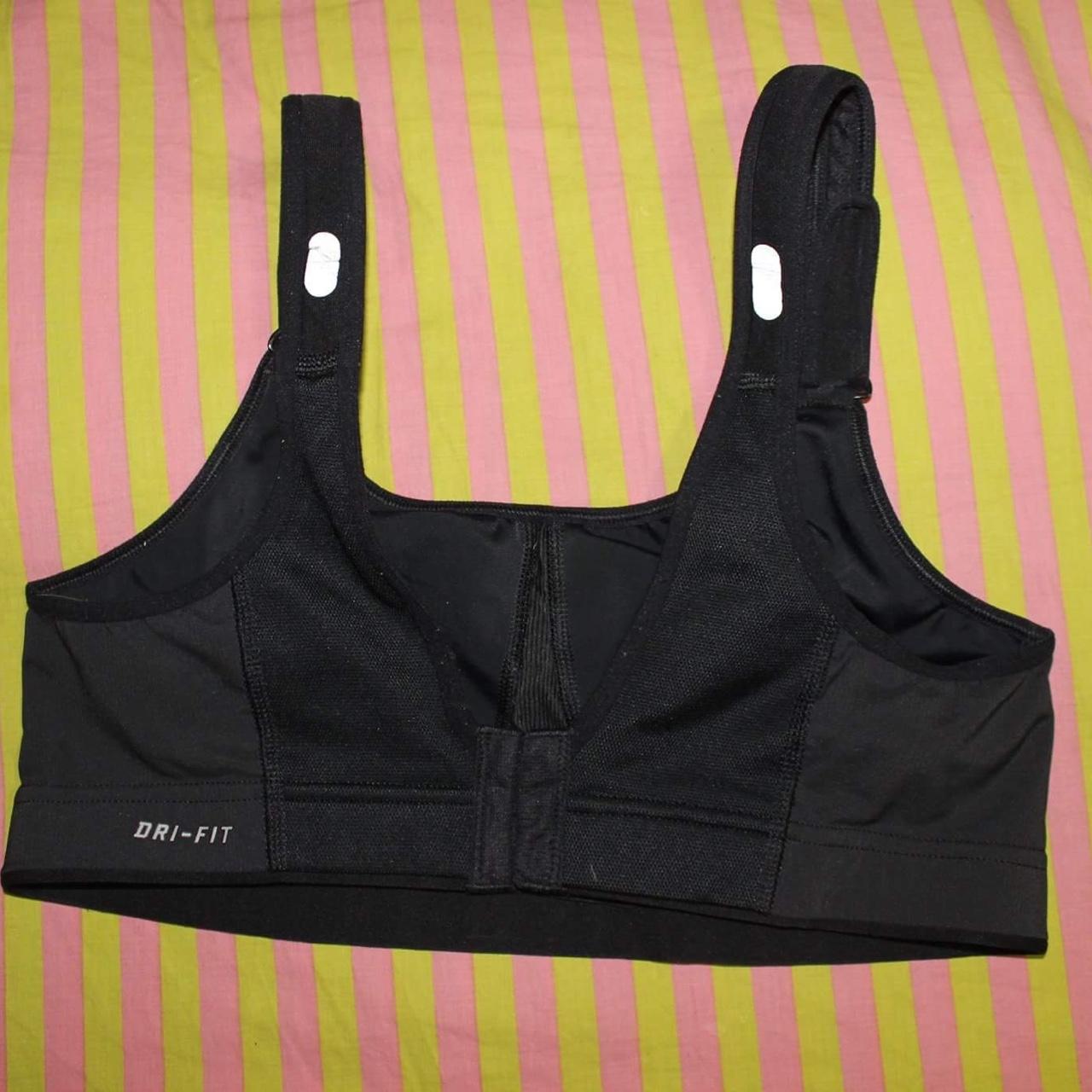 Nike sports bra. Unique adjustable Velcro straps and... - Depop
