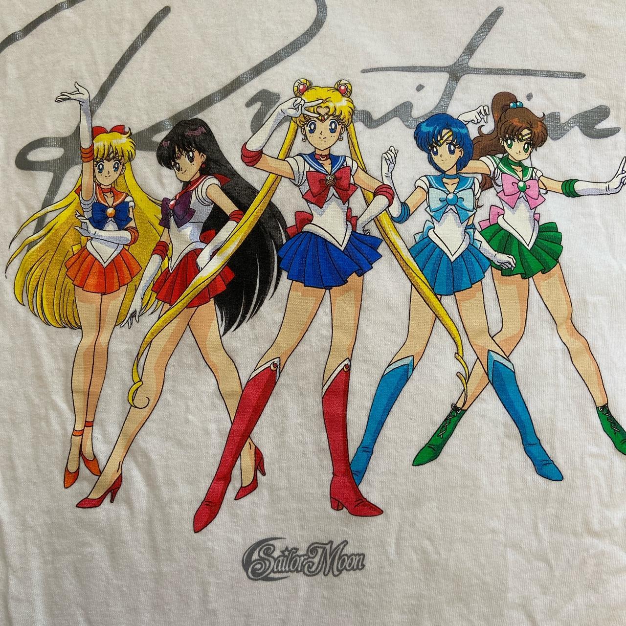 Primitive Sailor Moon shirt. Only worn a few times - Depop