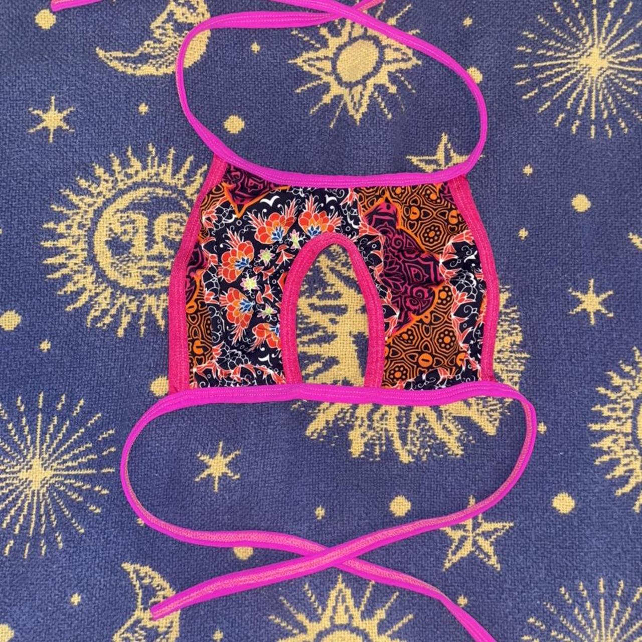 ONE OF A KIND #ravewithmigente mandala rave top with... - Depop