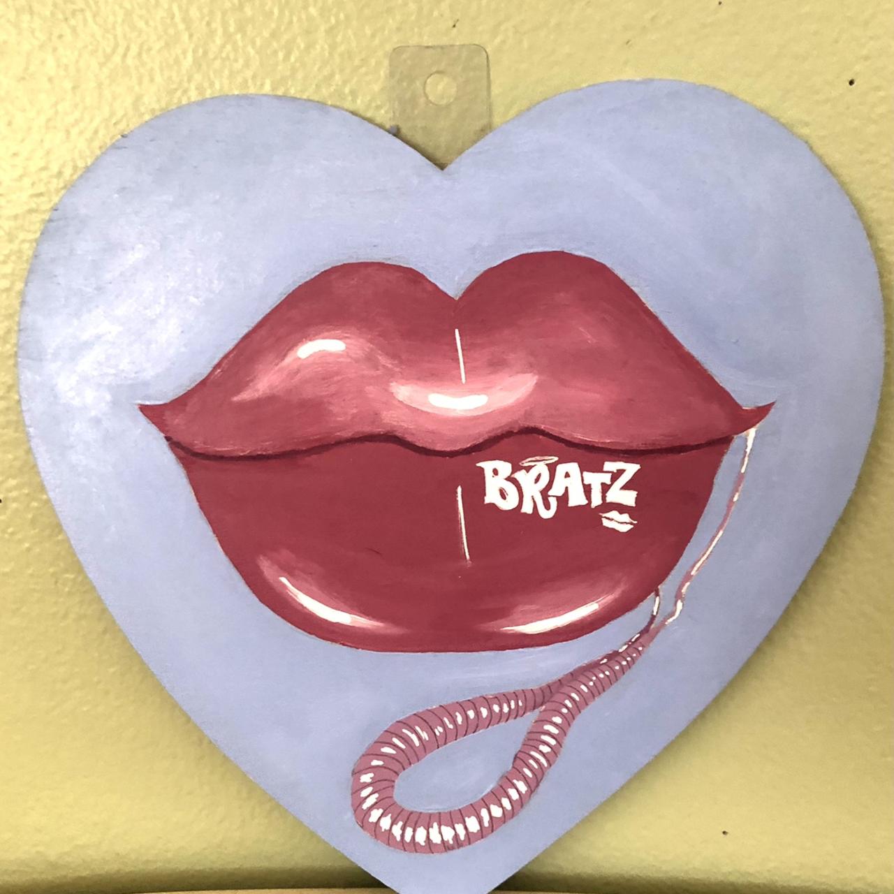 Bratz lip phone painting #bratz #2000s... - Depop