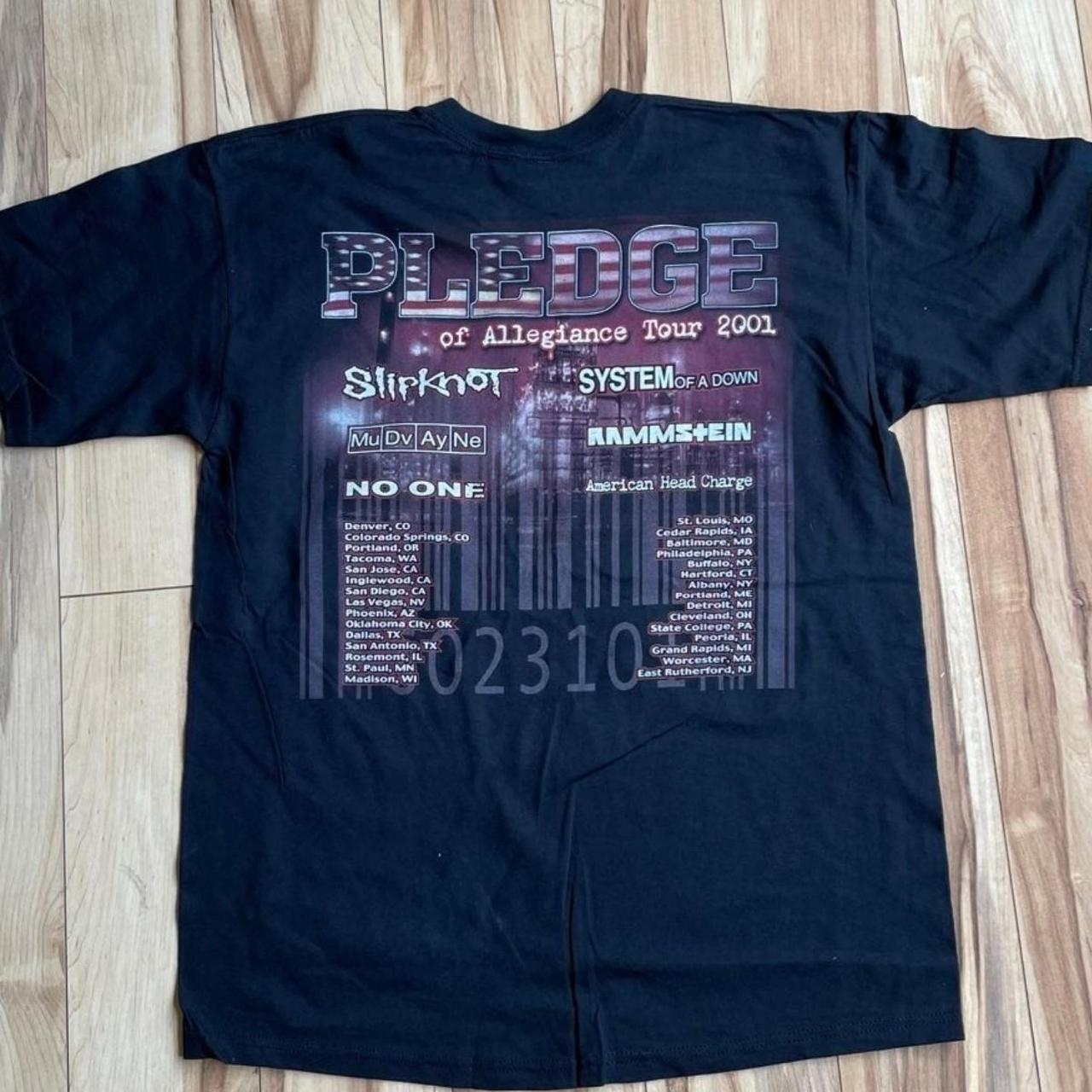 Slipknot vintage Pledge of Allegiance tour t-shirt.... | Depop