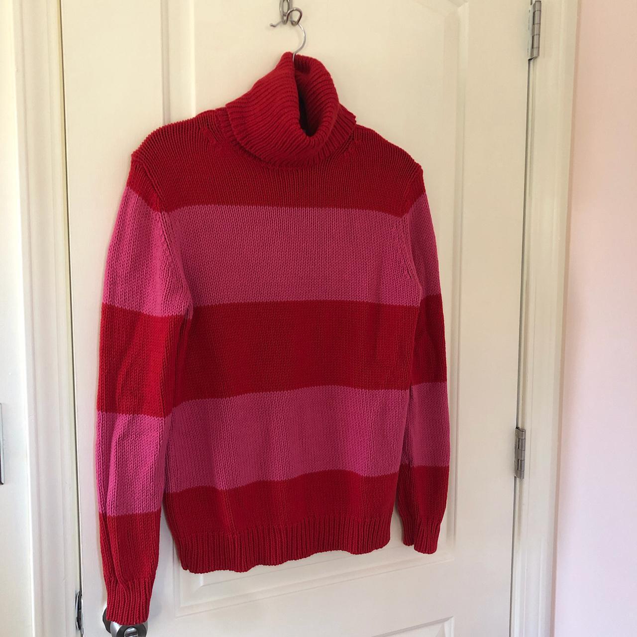 Target Women's Red and Pink Jumper | Depop