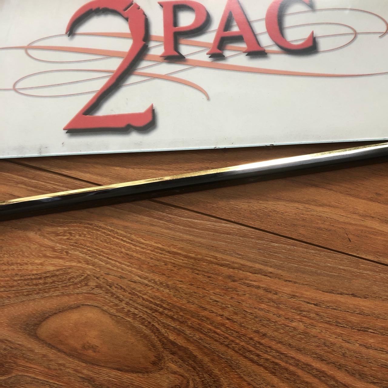 Tupac 21”x 16” framed poster. Frame is broken at the... - Depop