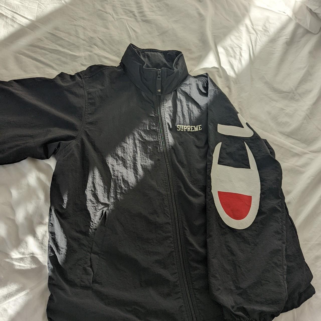 Supreme x Champion track jacket SS18 One of the... - Depop
