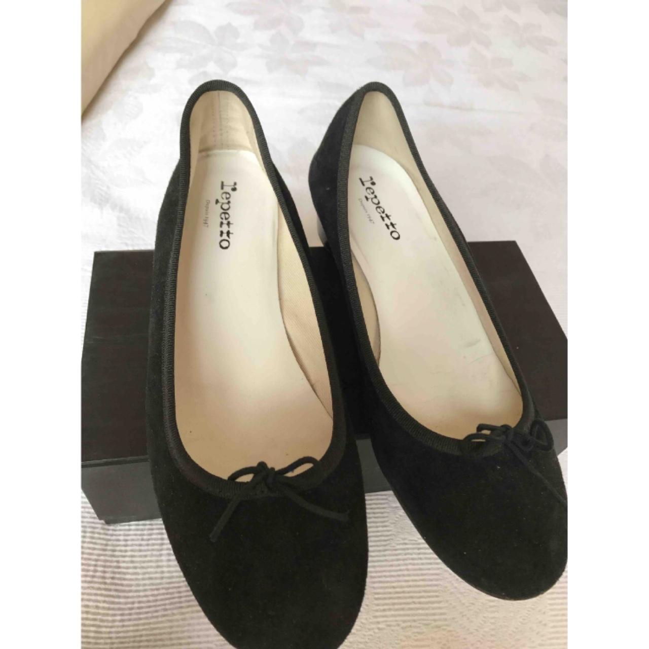 Repetto ballerina with platform 4cm In suede Never... - Depop