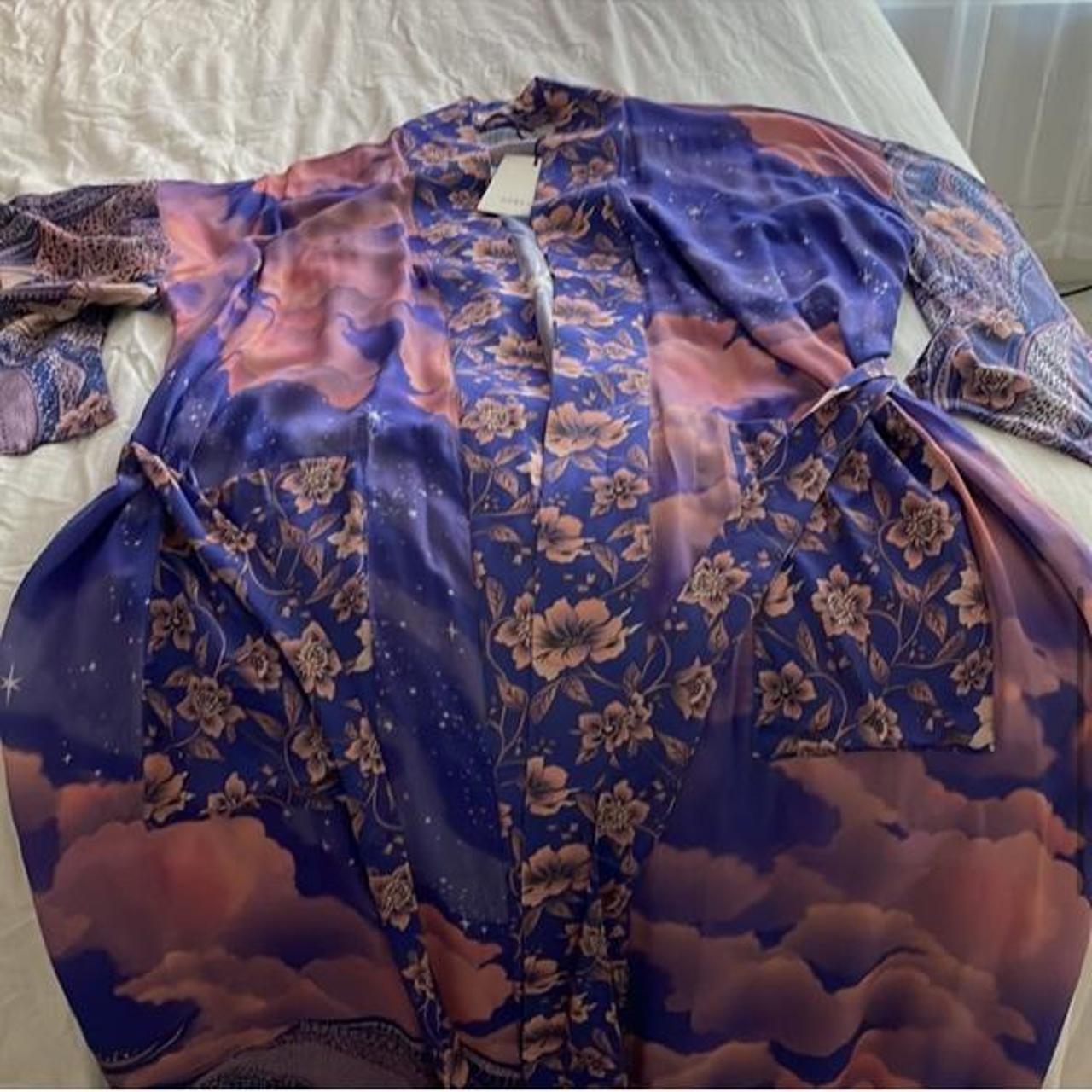 Spell Women's Purple and Pink Robe | Depop