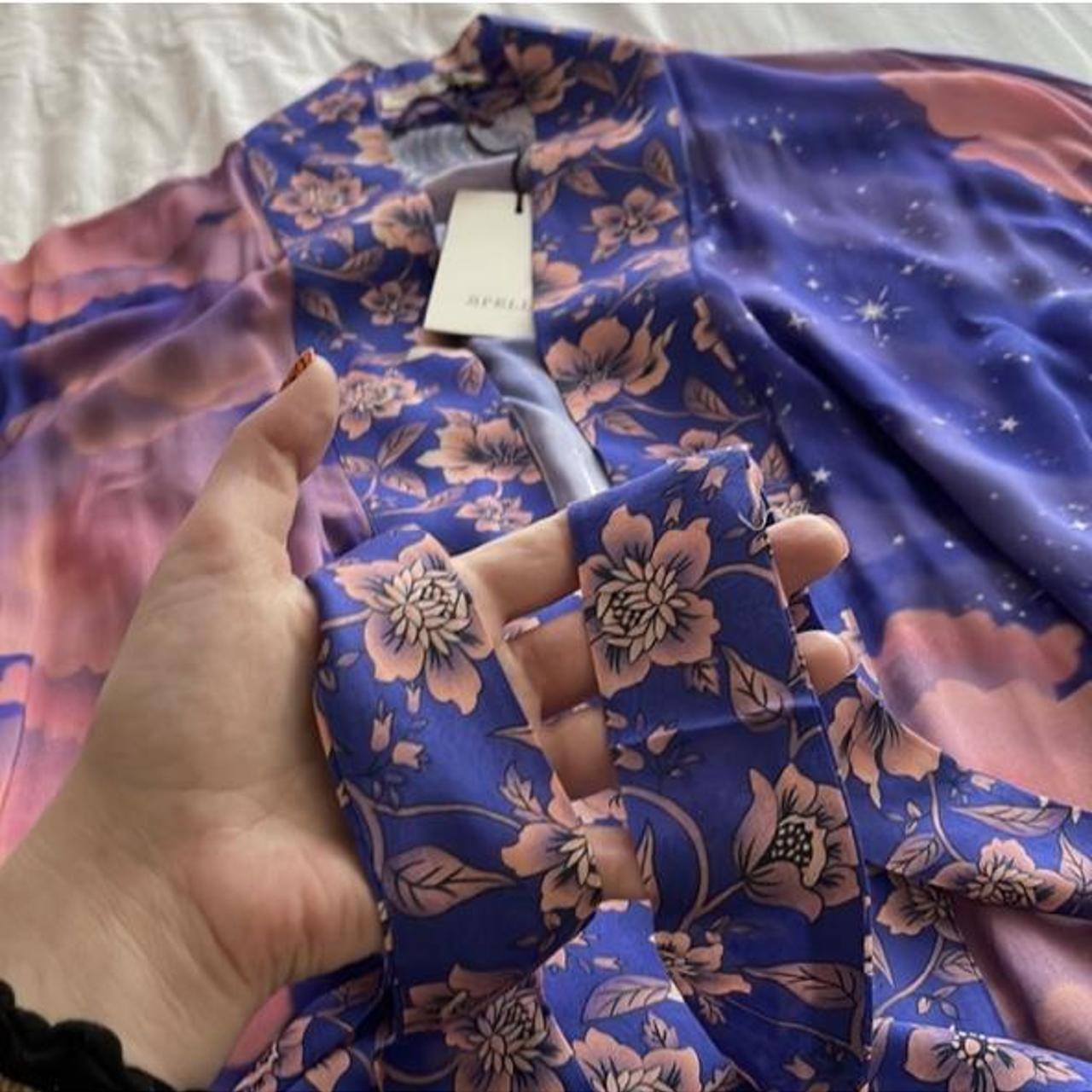 Spell Women's Purple and Pink Robe | Depop