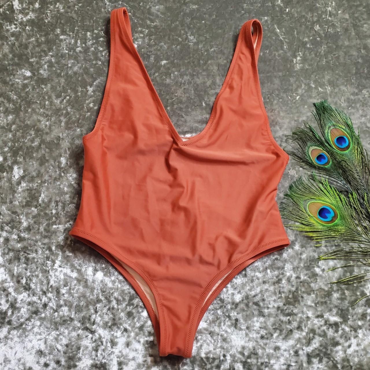 Women's Orange Bikinis-and-tankini-sets | Depop