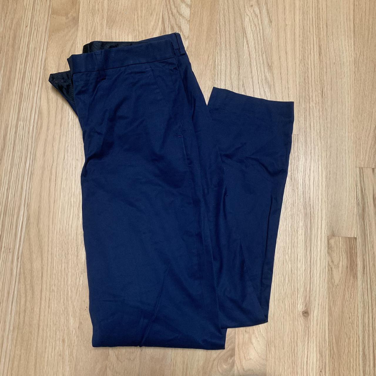 Express blue dress pants Size 31x32 - Depop