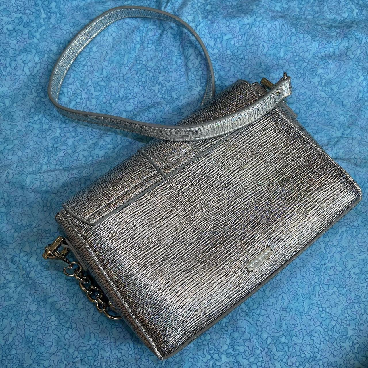 SUPER HOLO Faux Vegan ‘Leather’ Chain Purse 🐰😎 by... - Depop