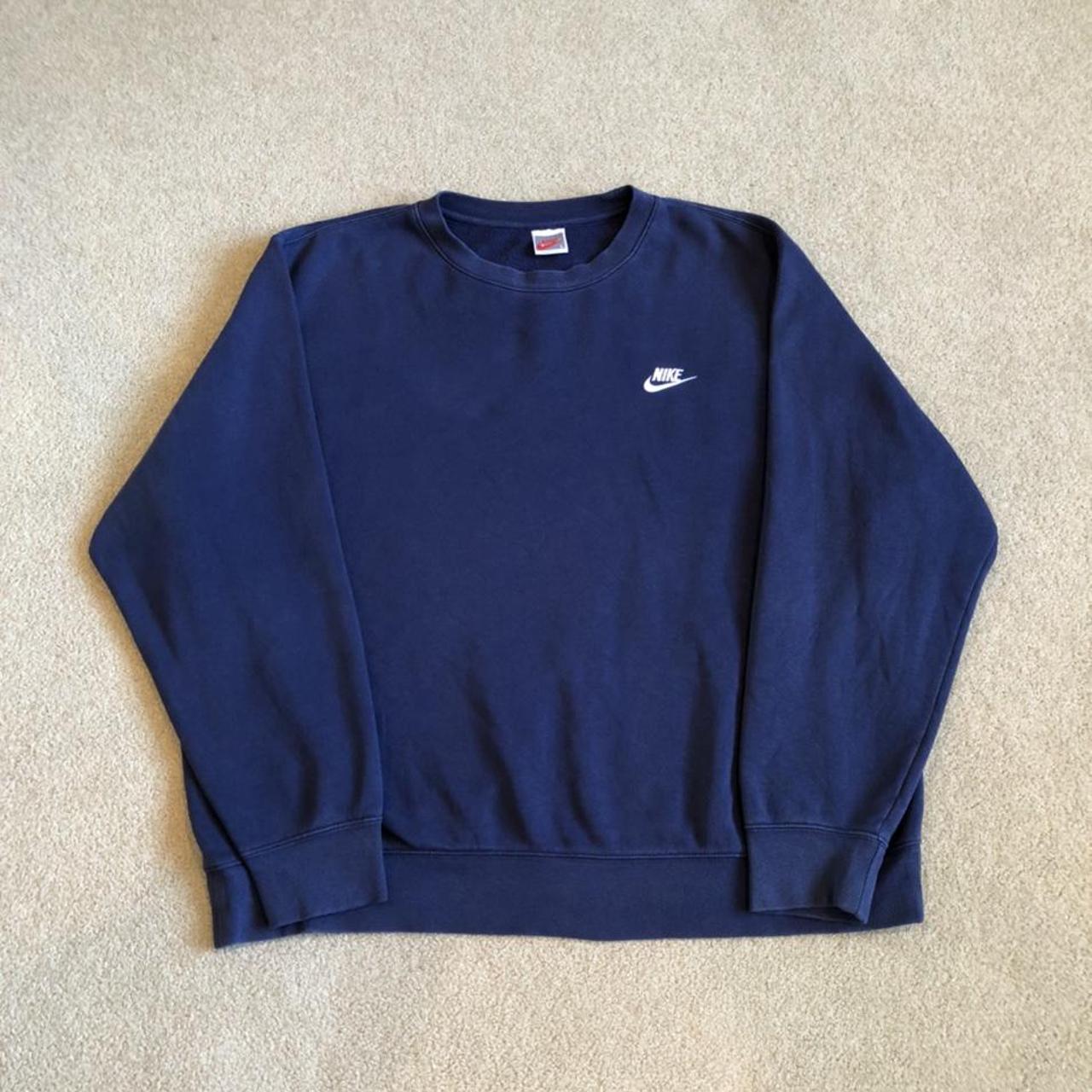 Vintage 90’s Nike Grey Tag Sweatshirt. Men’s Large.... - Depop