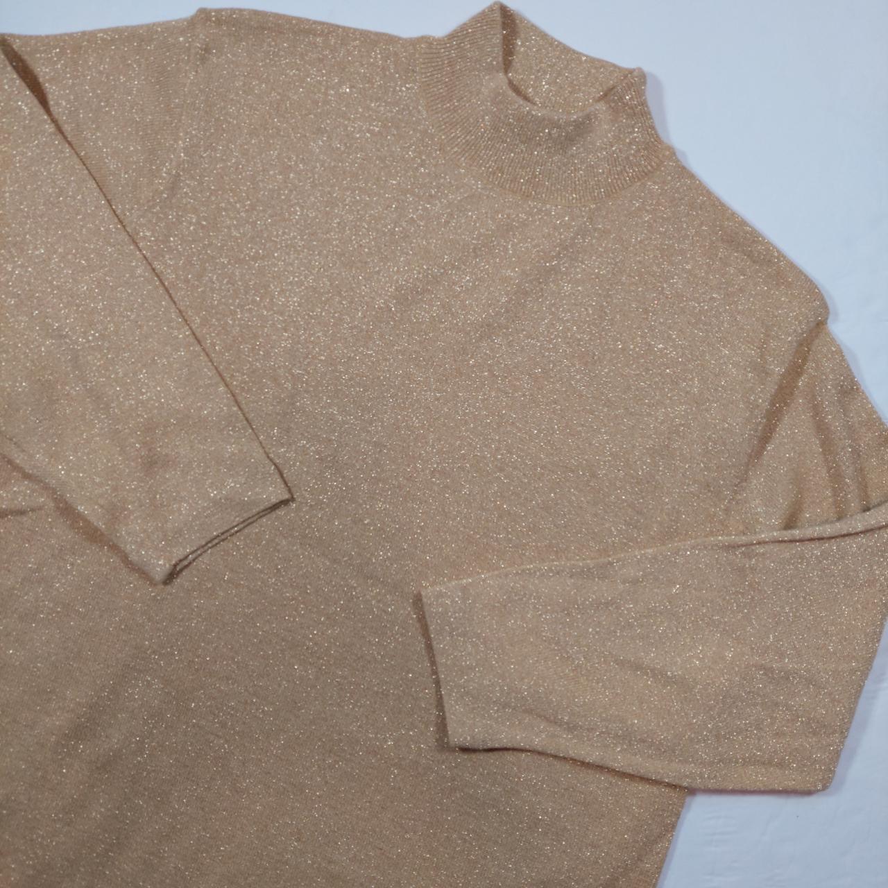 American Vintage Women's Gold Jumper | Depop