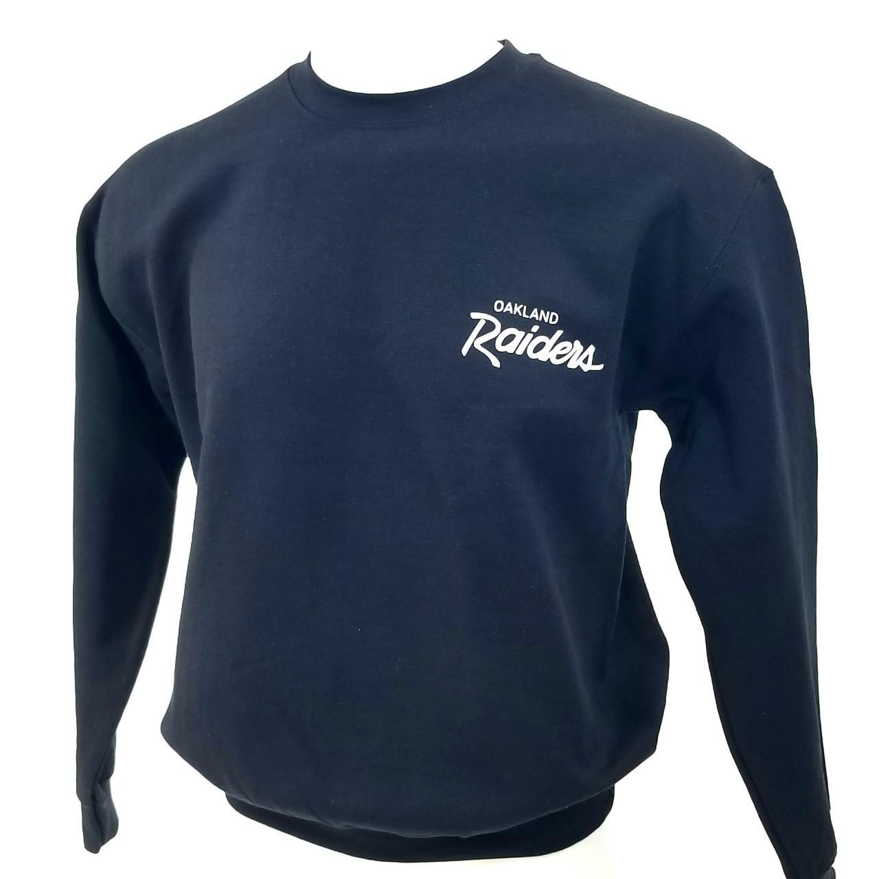 OAKLAND RAIDERS Double Script Logo Pullover... - Depop