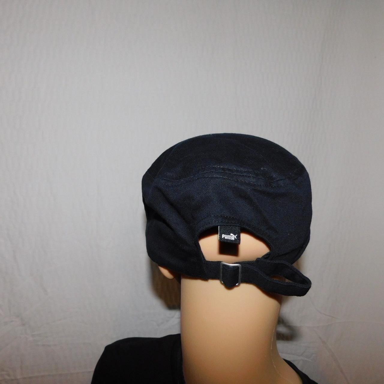 Black puma military style cap. One size fits all.... | Depop