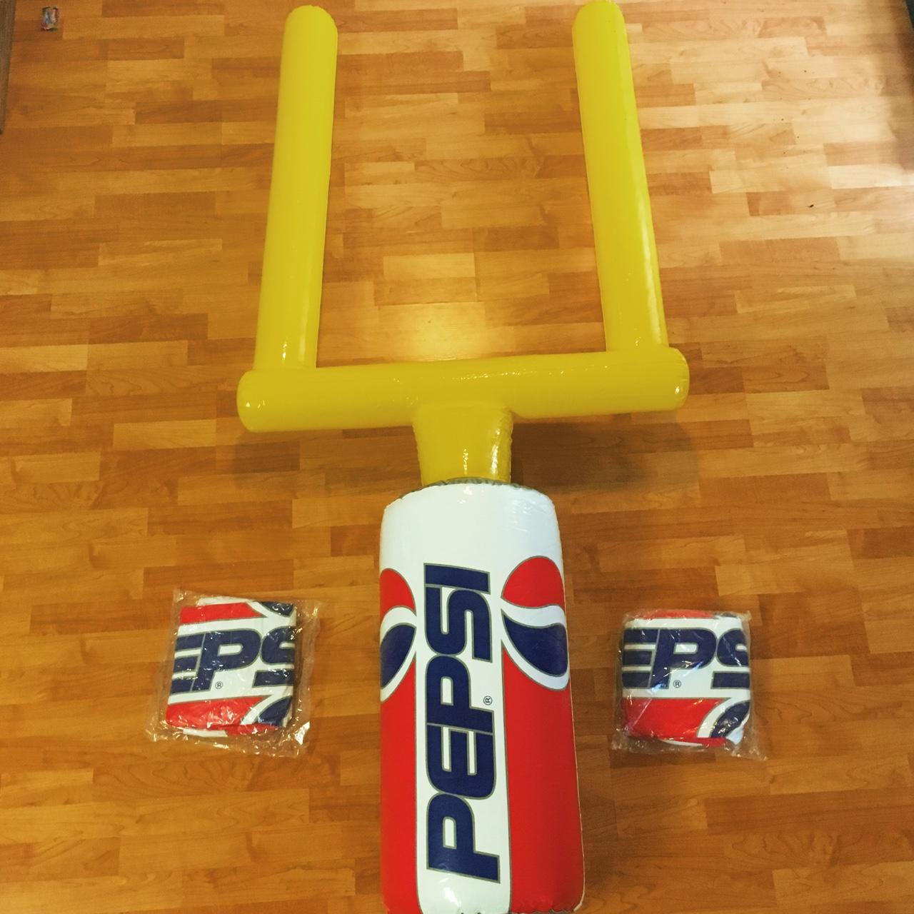 Vintage Pepsi football goals. Two still in package.... - Depop