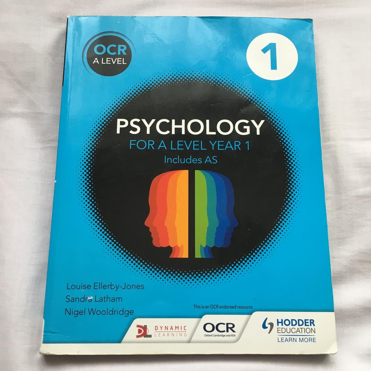 OCR A Level Psychology Year 1 textbook. Great... - Depop