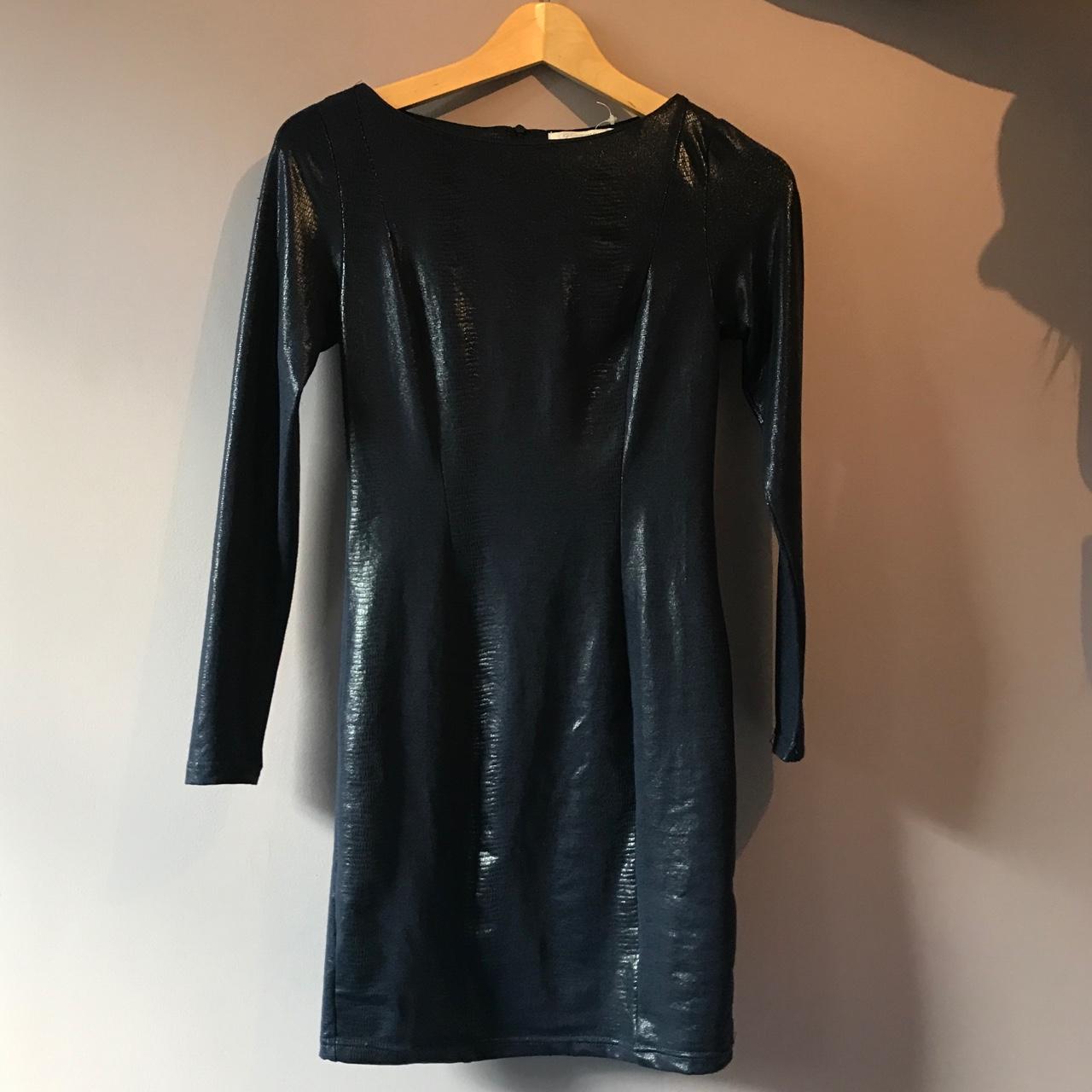'Glamorous' Leather Look Snake Skin Bodycon... - Depop