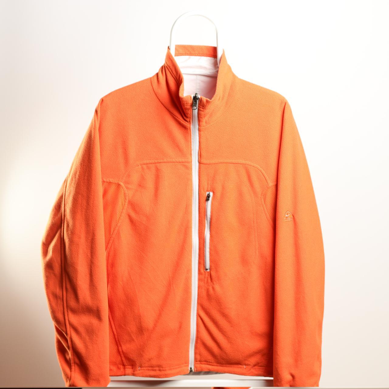 Nike Men's Orange and Grey Jacket | Depop