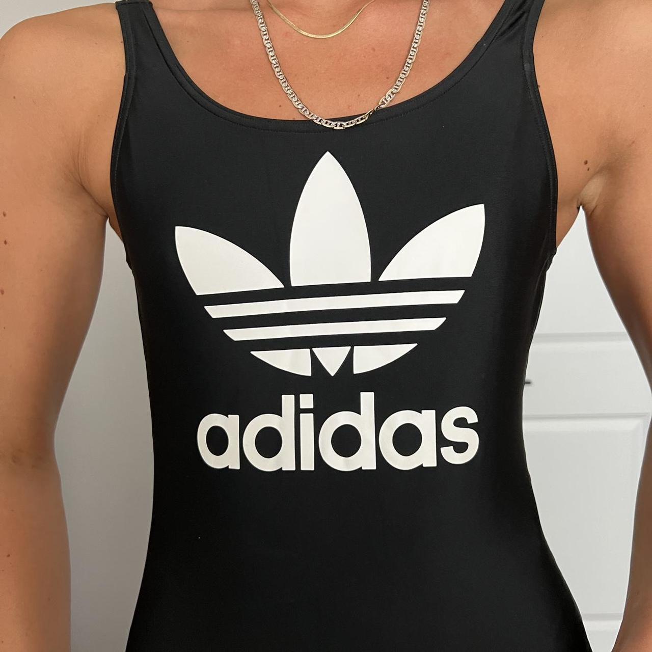 adidas originals swimsuit. worn a few times as a... - Depop