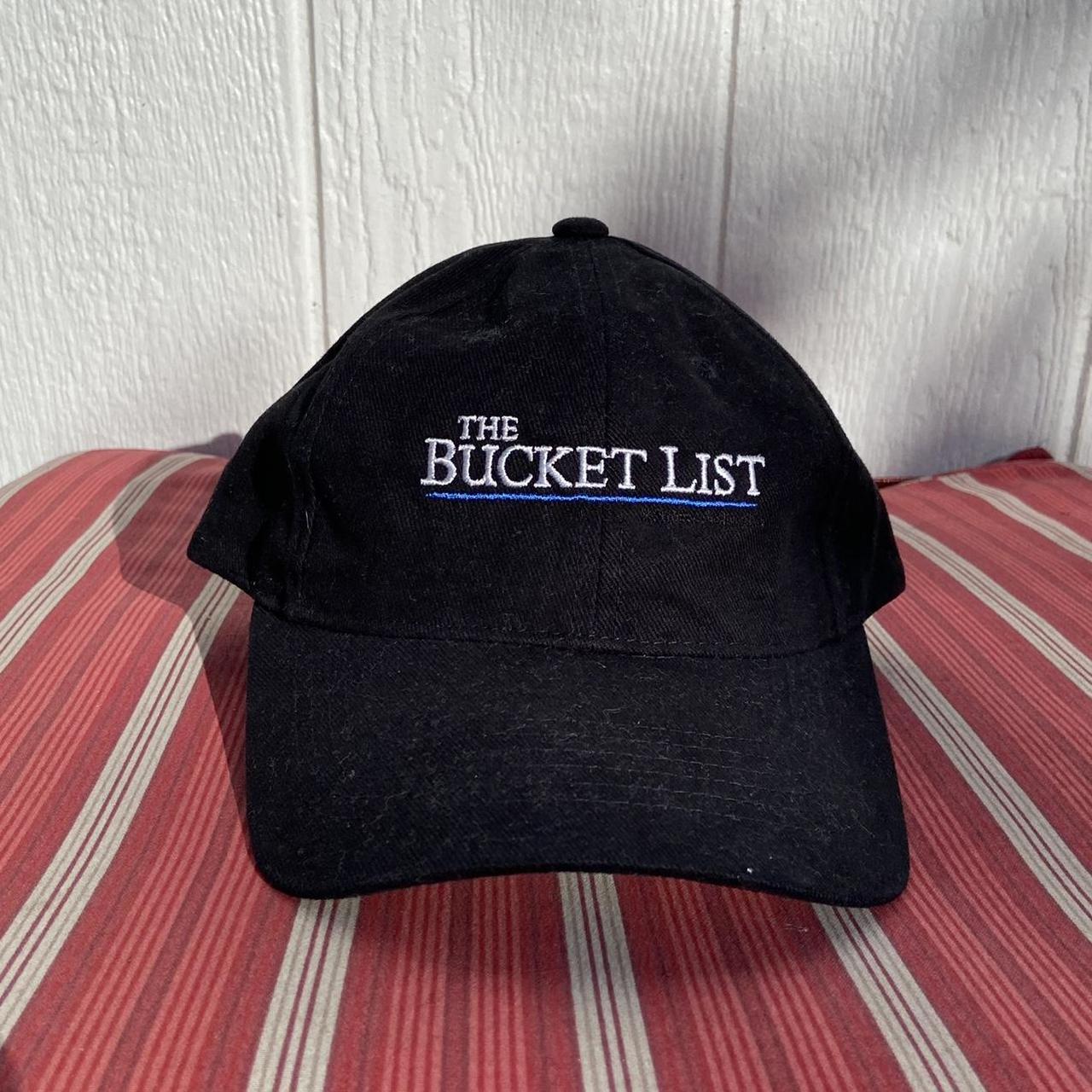 Vintage Bucket List Graphic TV Hat Size: Adjustable... - Depop